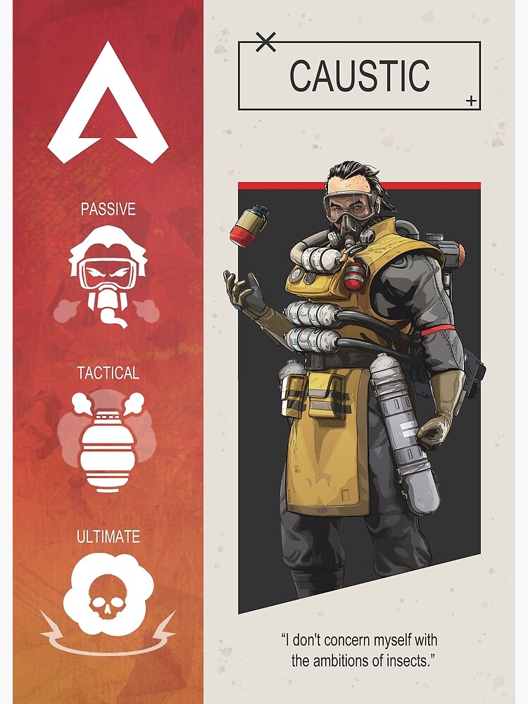 "Apex Legends Caustic Character Poster" Photographic Print by Gemini ...