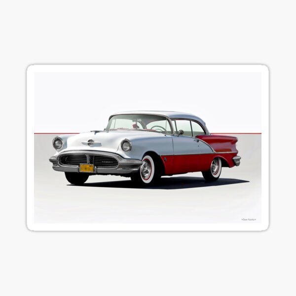 "1956 Oldsmobile Rocket 88" Sticker for Sale by DaveKoontz | Redbubble