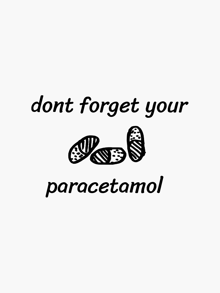"paracetamol" Sticker for Sale by rogers-19 | Redbubble