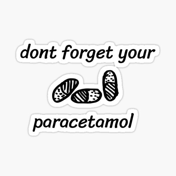 "paracetamol" Sticker for Sale by rogers-19 | Redbubble