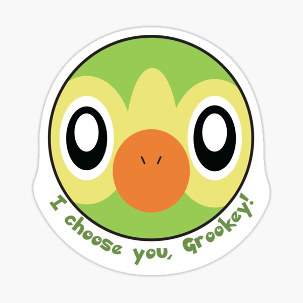 "Grookey sticker" Sticker for Sale by emilybbaucom | Redbubble