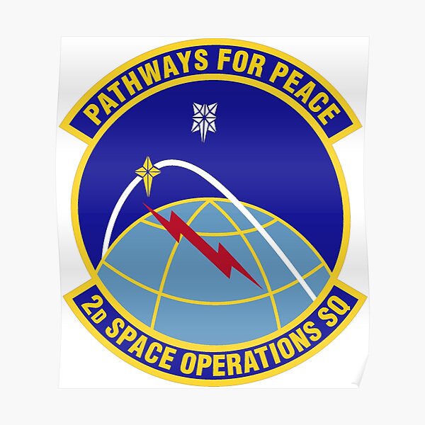 "2nd Space Operations Squadron Logo" Poster for Sale by Quatrosales ...