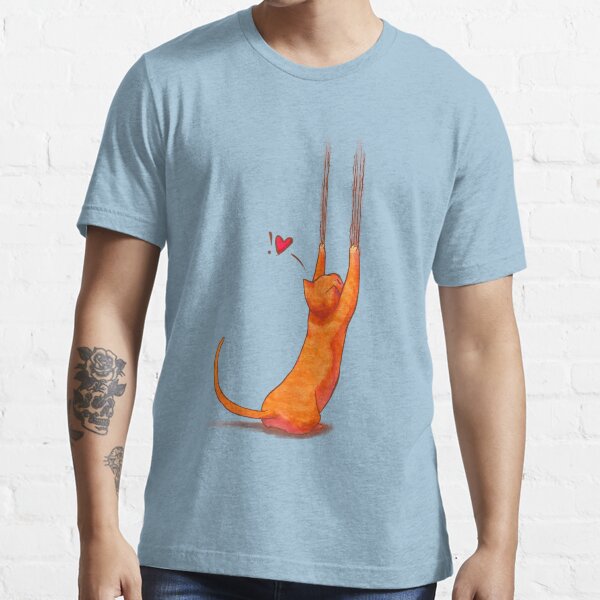 "Cat Scratch" T-shirt for Sale by kino18 | Redbubble | cat t-shirts ...