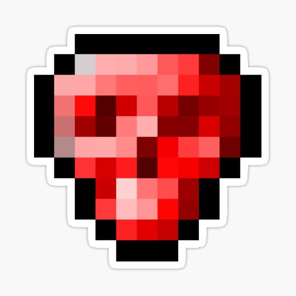 "Tibia Red Skull" Sticker for Sale by Chapaman | Redbubble