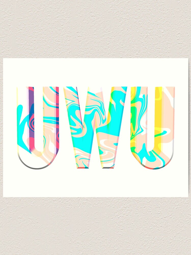 "Trans UWU 2 " Art Print for Sale by Platnix | Redbubble
