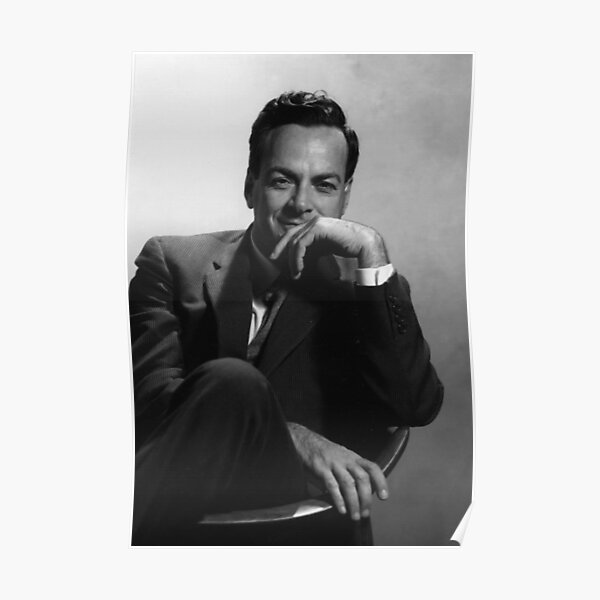 Richard Feynman Posters | Redbubble