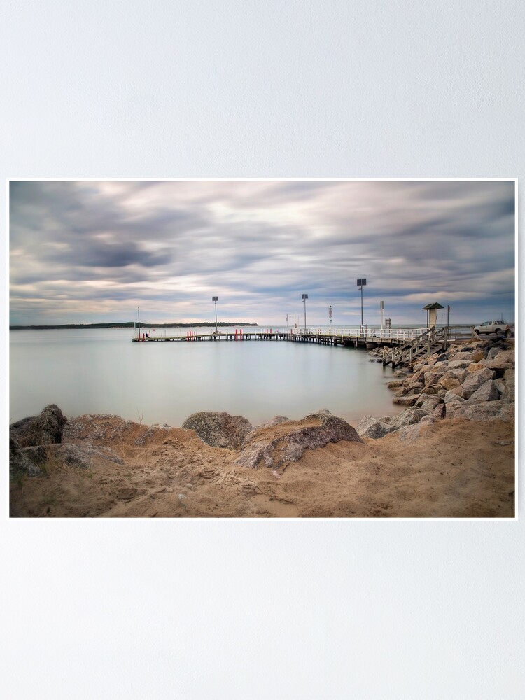 "The Inverloch Jetty" Poster by Msmelis | Redbubble