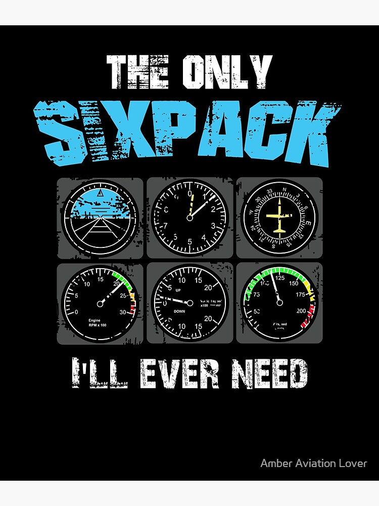 "Airplane Six Pack" Canvas Print for Sale by AviationMerch | Redbubble