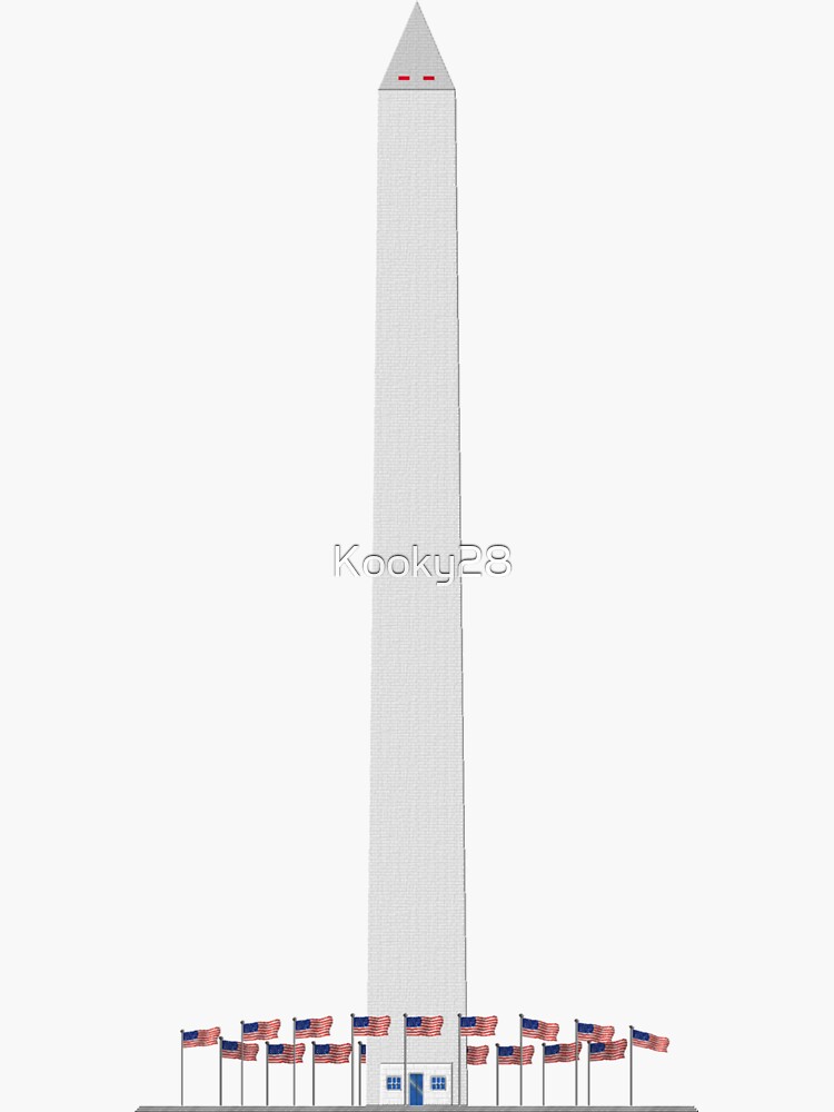 "Washington Monument" Sticker for Sale by Kooky28 | Redbubble