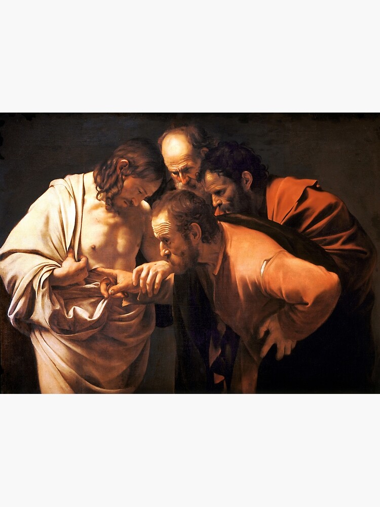 "The Incredulity of Saint Thomas by Caravaggio (1602)" Photographic ...