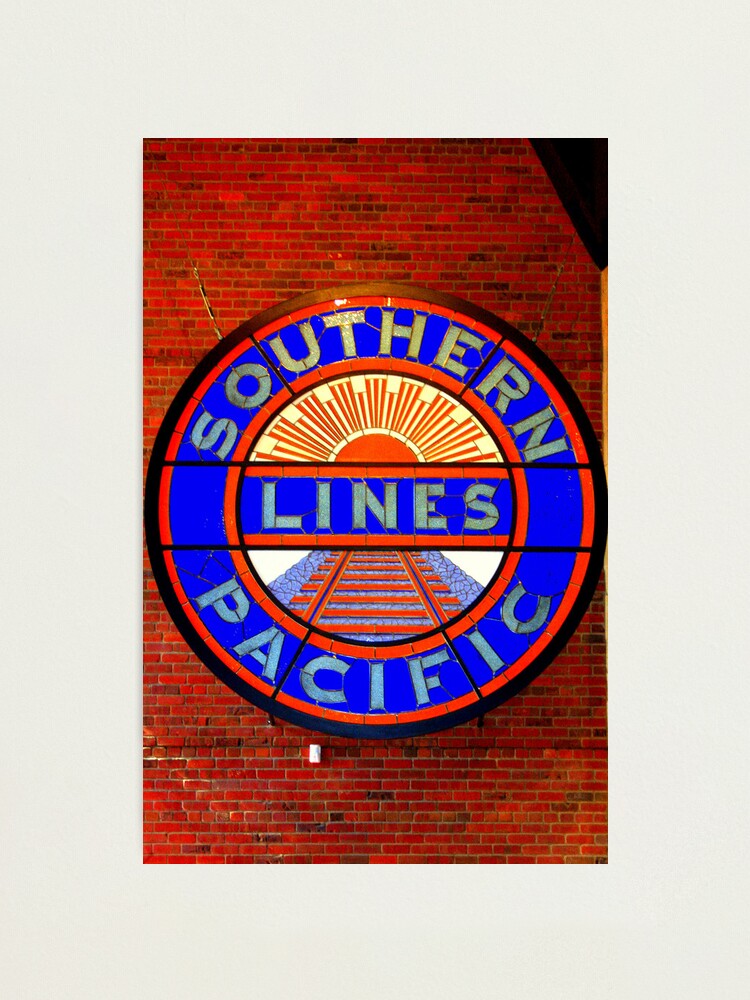 ""Southern Pacific Logo"" Photographic Print by lynnbawden | Redbubble