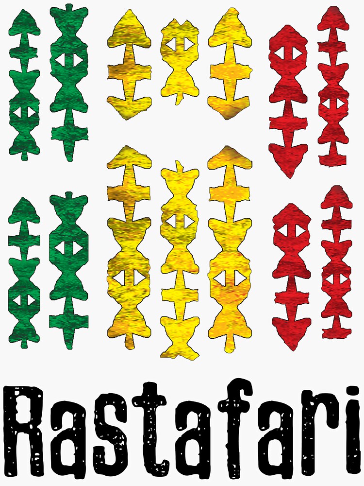"rastafari reggae" Sticker for Sale by Periartwork | Redbubble