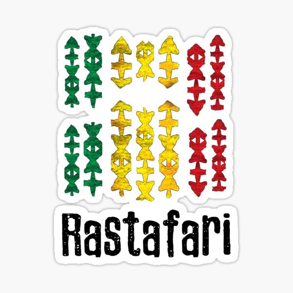 "rastafari reggae" Sticker for Sale by Periartwork | Redbubble