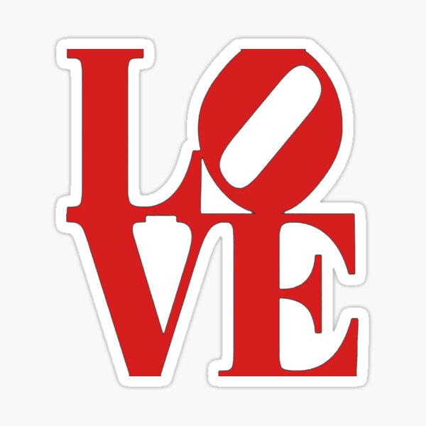 "LOVE Philadelphia" Sticker for Sale by serpentsky17 | Redbubble