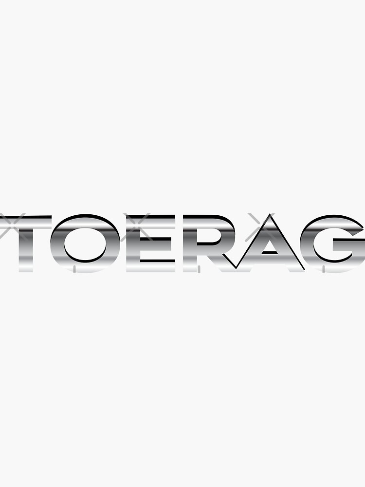 Pegatina «Toerag Funny Chrome Look SUV Driver Car Logo» de ...