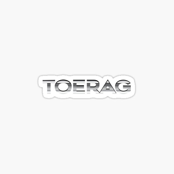 "Toerag Funny Chrome Look SUV Driver Car Logo" Sticker for Sale by ...