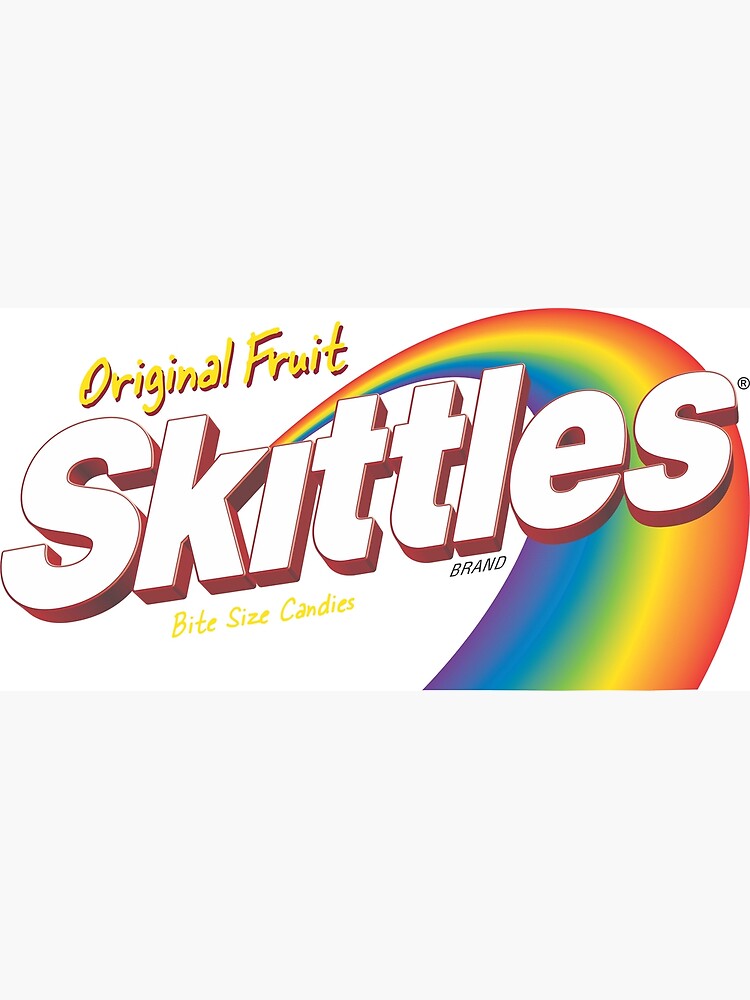 "Skittles Logo" Photographic Print by Kawabe | Redbubble