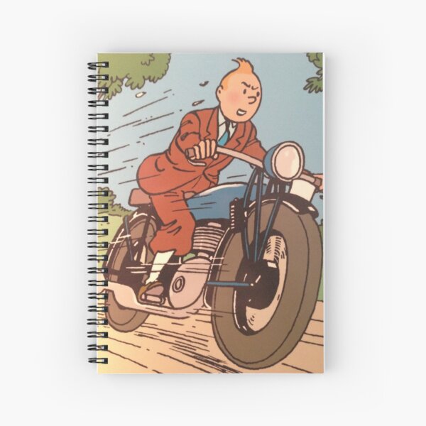 Tintin Spiral Notebooks | Redbubble