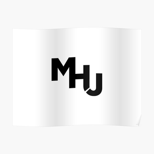 "MHJ Logo" Poster by mathi2709 | Redbubble