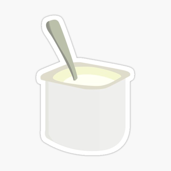 "Yogurt" Sticker for Sale by MrMindDrip | Redbubble
