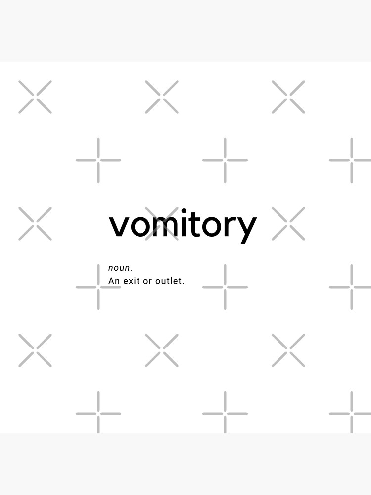"Vomitory" Framed Art Print for Sale by MrRiddick | Redbubble