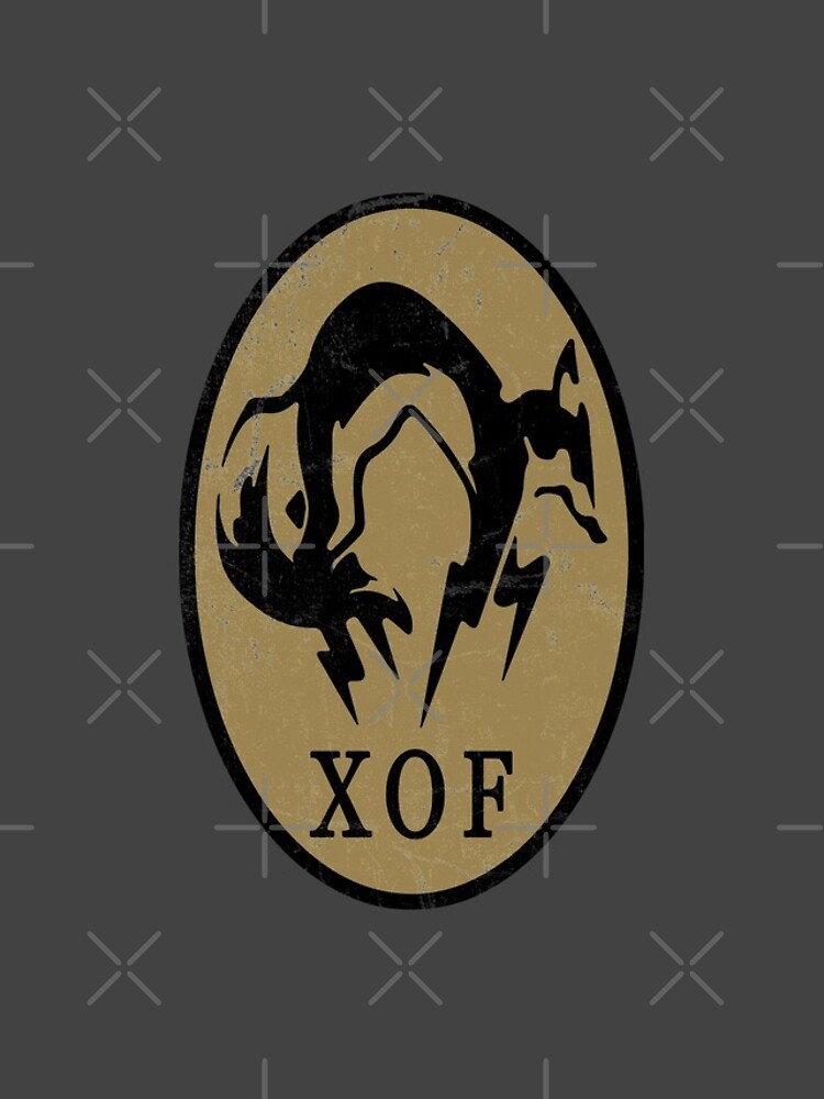 "MGS - XOF Logo" iPhone Case for Sale by steviecomyn | Redbubble