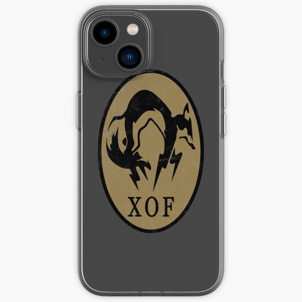 "MGS - XOF Logo" iPhone Case for Sale by steviecomyn | Redbubble