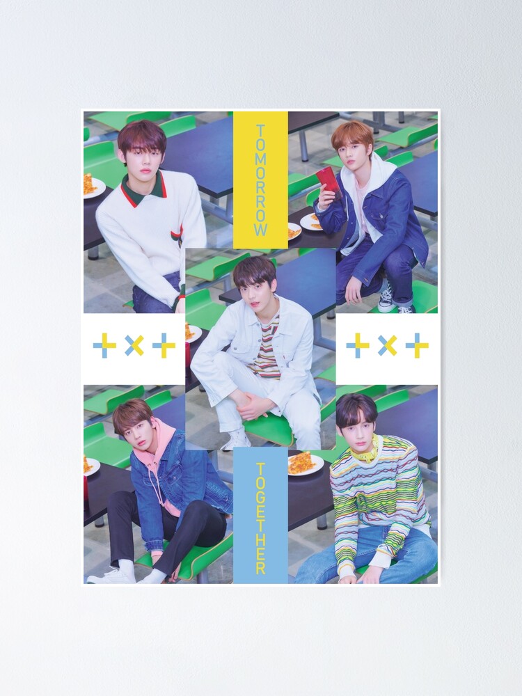 "TXT Tomorrow X Together" Poster for Sale by nurfzr | Redbubble