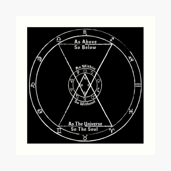 As Above So Below Wall Art | Redbubble