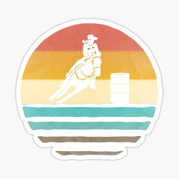 Barrel Racing Stickers | Redbubble
