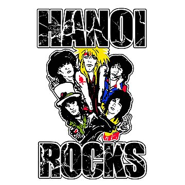 "Hanoi Rocks" Spiral Notebook for Sale by gorgeouspot | Redbubble