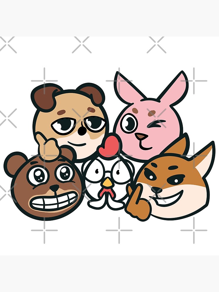 "DAY6 Animal Mascots - Group Photo" Art Print for Sale by bosscheoreom ...