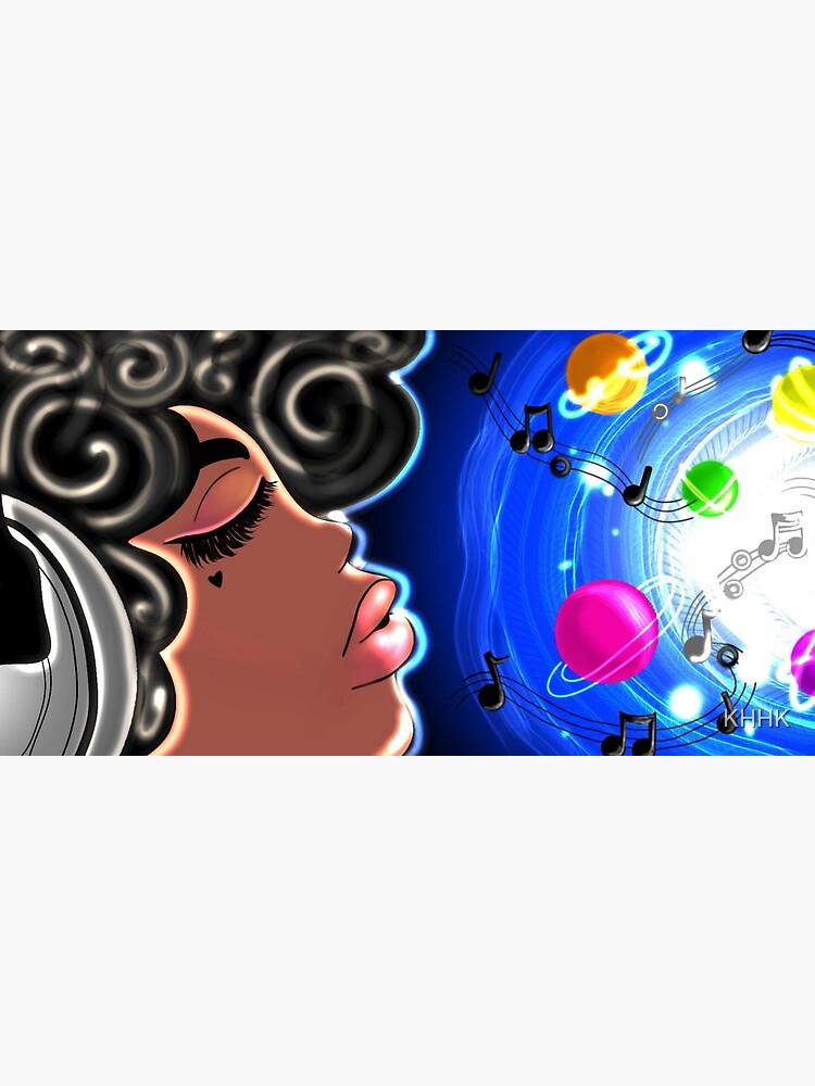 "Musik ist meine Welt (Farbe)" Kunstdruck von KHHK | Redbubble