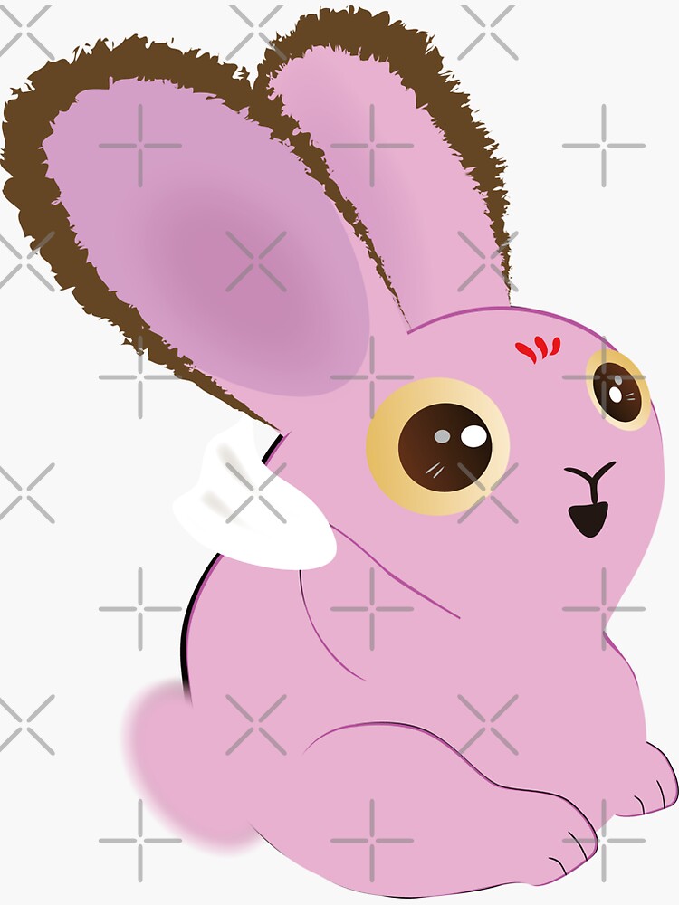 "Goodbye Bunny" Sticker by Julia2Julia | Redbubble