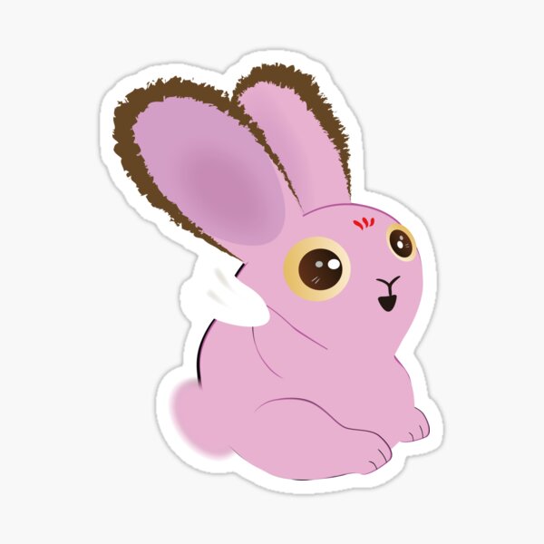 "Goodbye Bunny" Sticker by Julia2Julia | Redbubble
