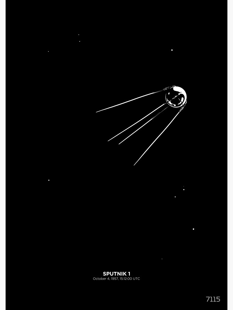 "SPUTNIK 1" Sticker by 7115 | Redbubble
