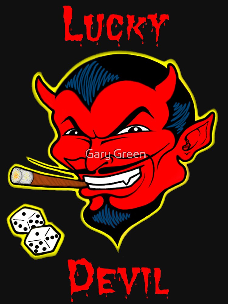 "Lucky Devil" Pullover Hoodie for Sale by GreenScreen | Redbubble
