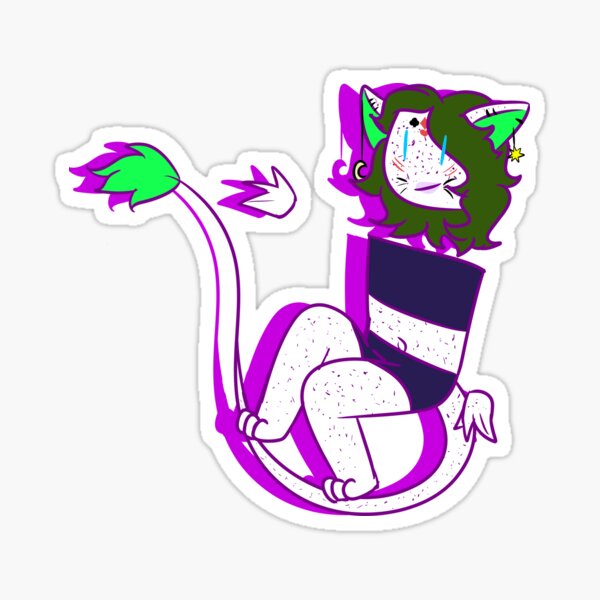 "squishy demon marvin" Sticker for Sale by Dino-draws | Redbubble