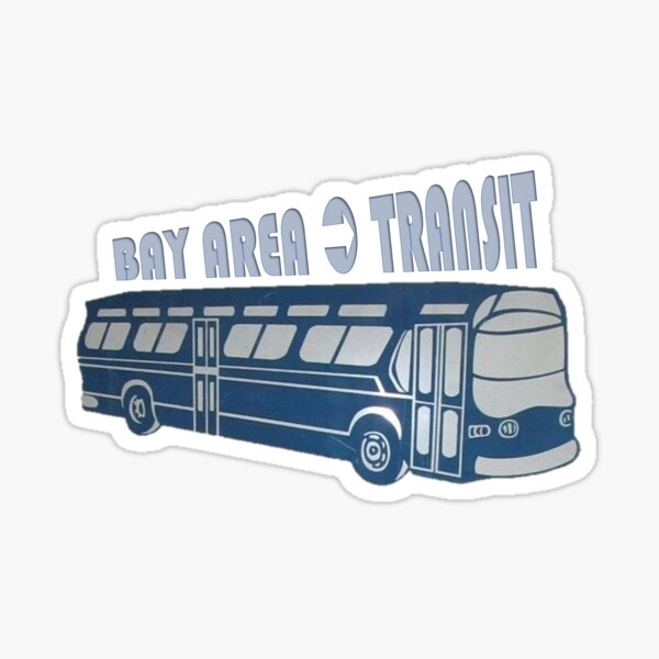 "Bay Area Bus Transit" Sticker for Sale by NewYork5boros | Redbubble