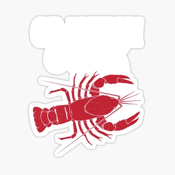 "Crayfish Cook Shirt" Sticker by Aewood924 | Redbubble