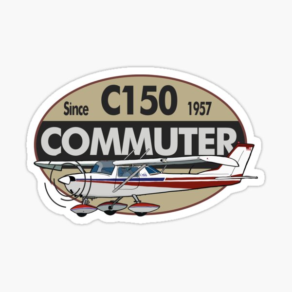 Sticker « Cessna 150 Commuter "Since 1957" Vintage Design », par ...