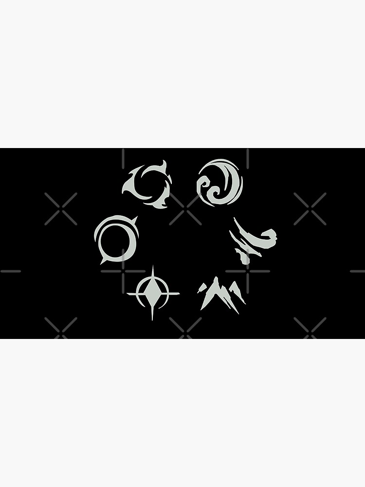 "The Six Primal Sources Symbols" Poster by PrincessNothing | Redbubble