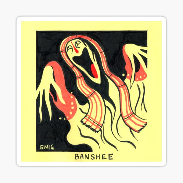 "The Banshee" Sticker for Sale by washburnillos | Redbubble