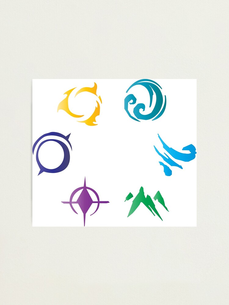 "The Six Primal Sources (in color)" Photographic Print for Sale by ...