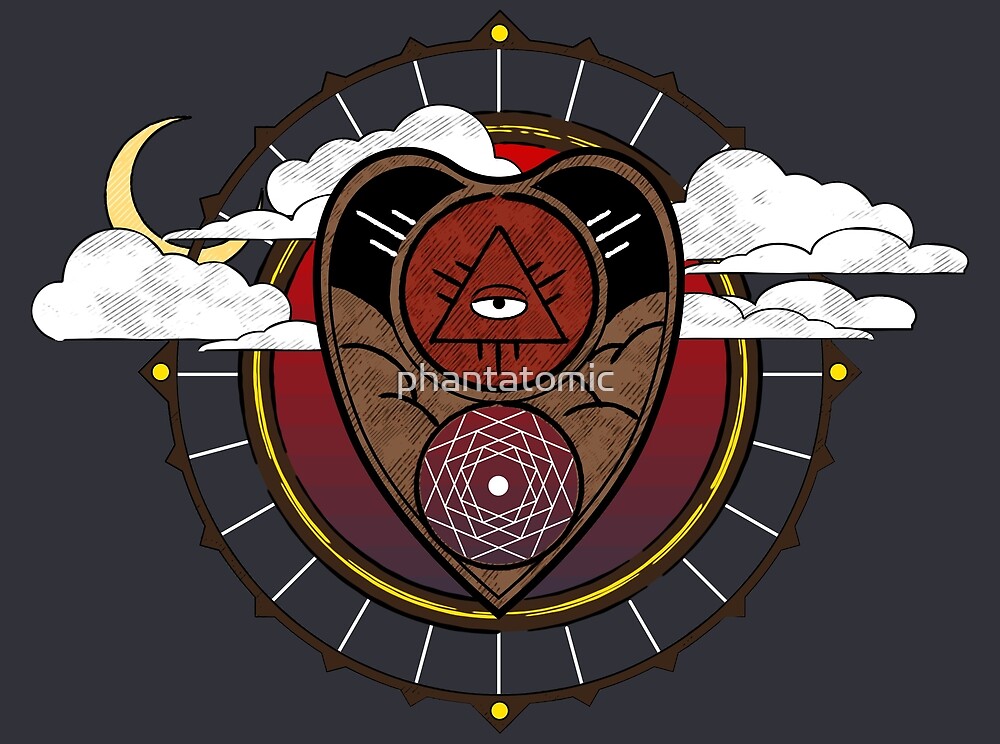 "All Seeing Eye of the Ouija Sun" by phantatomic | Redbubble