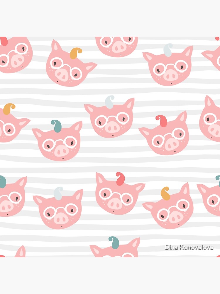 Póster «caras de lechones» de Dinkoobraz | Redbubble