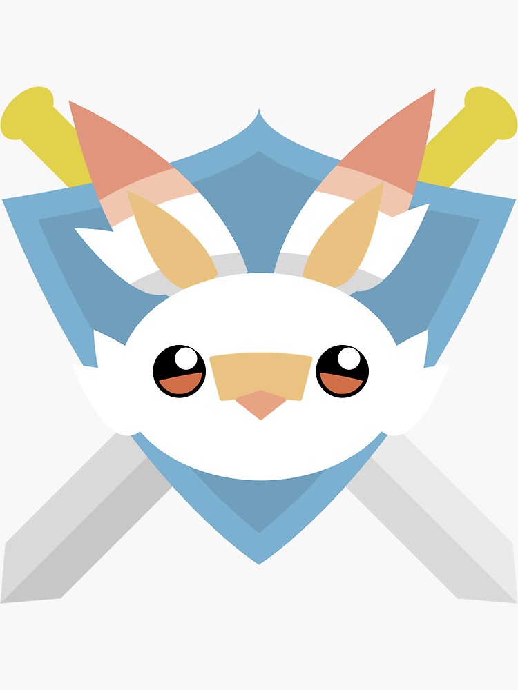 "Gen 8 Starter - Scorbunny" Sticker by TalenLee | Redbubble