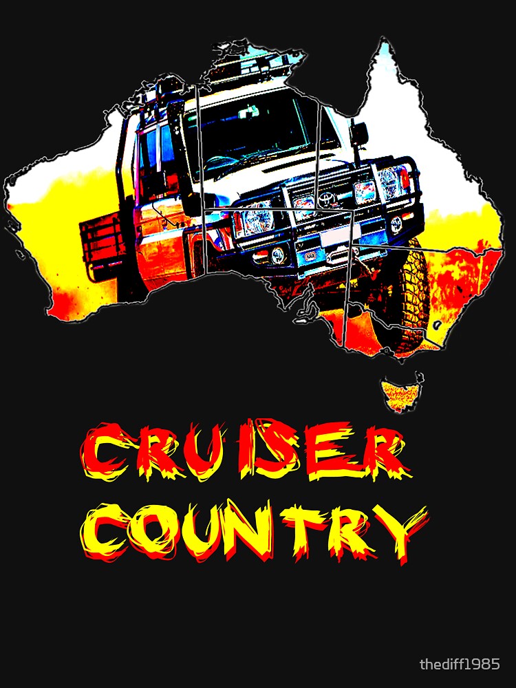"toyota australian 79 "cruiser country"" T-shirt for Sale by ...