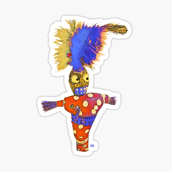 "Voodoo doll" Sticker for Sale by Lamirabelle | Redbubble