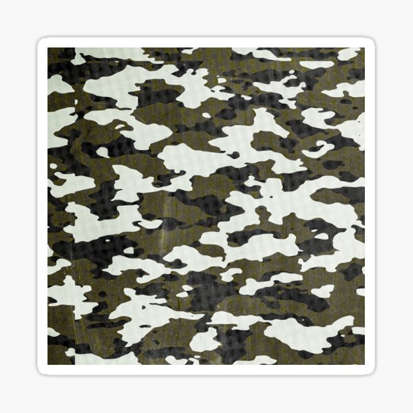 "Vintage Camo" Sticker by artworkbyrihen | Redbubble